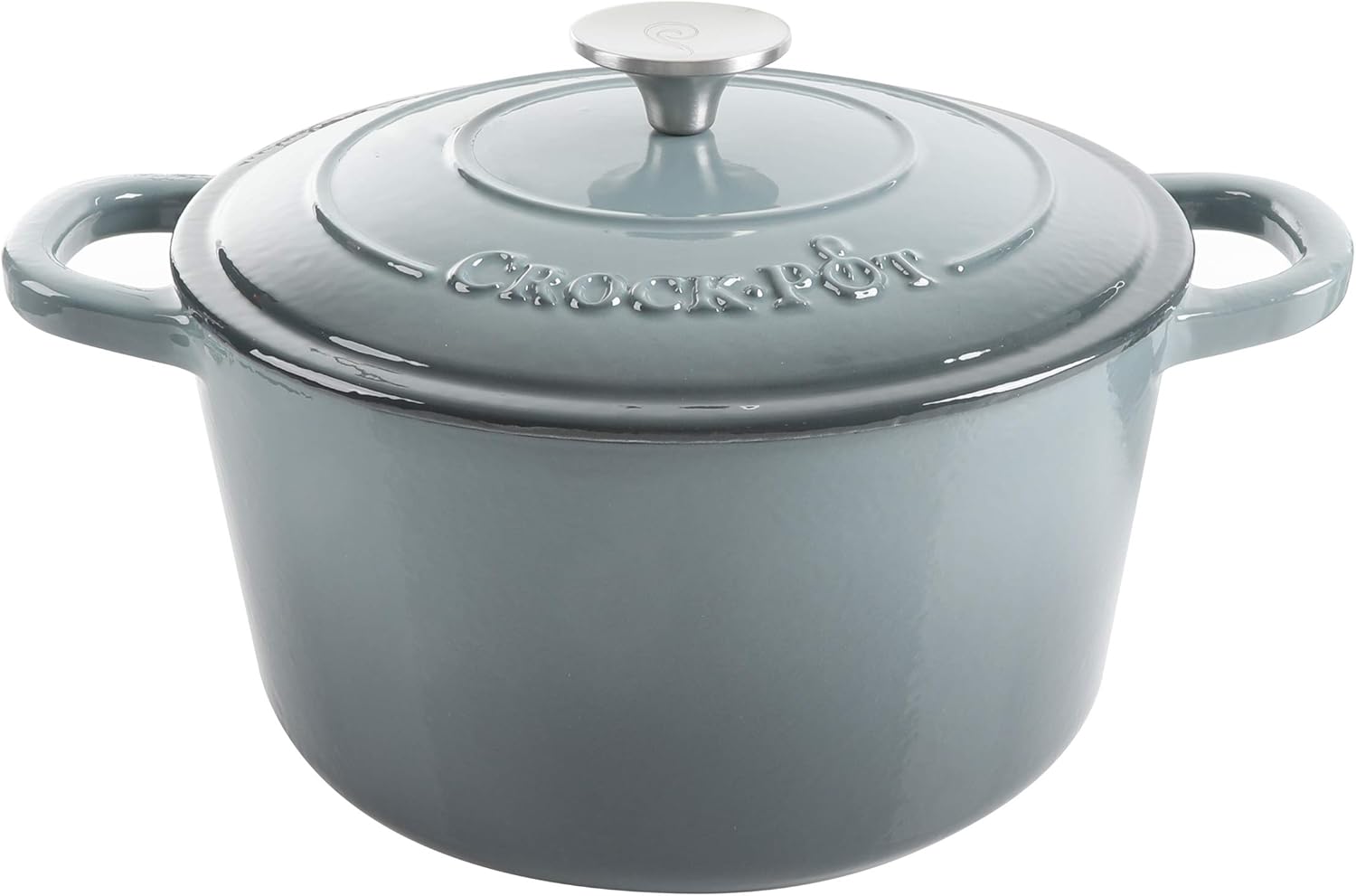 Amazon.com: Crock Pot Artisan 5 Quart Enameled Cast Iron Round Dutch ...