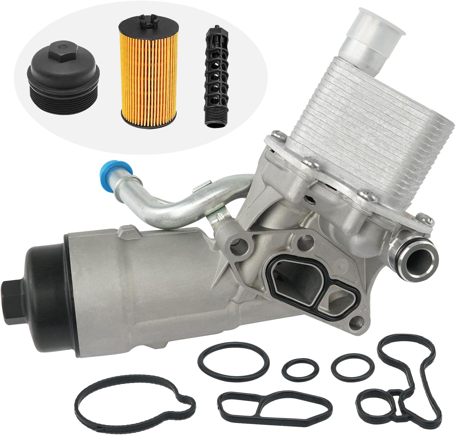Amazon.com: JDMSPEED Engine Oil Cooler With Oil Filter Assembly ...