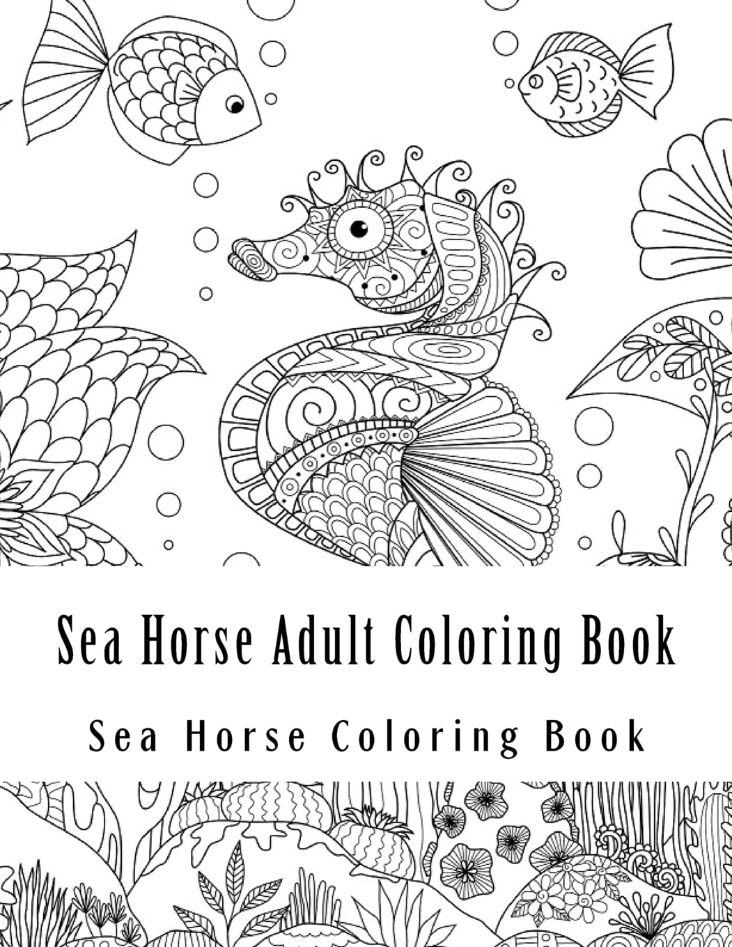 sea horse coloring pages