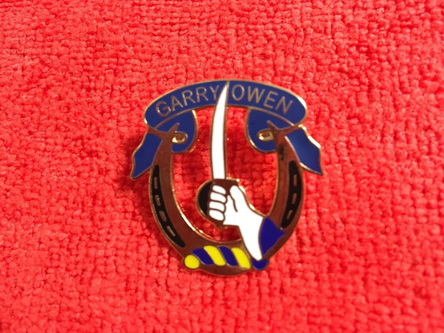 Amazon.com: Garry Owen Us 7Th Cavalry Hat Pin : Clothing, Shoes & Jewelry