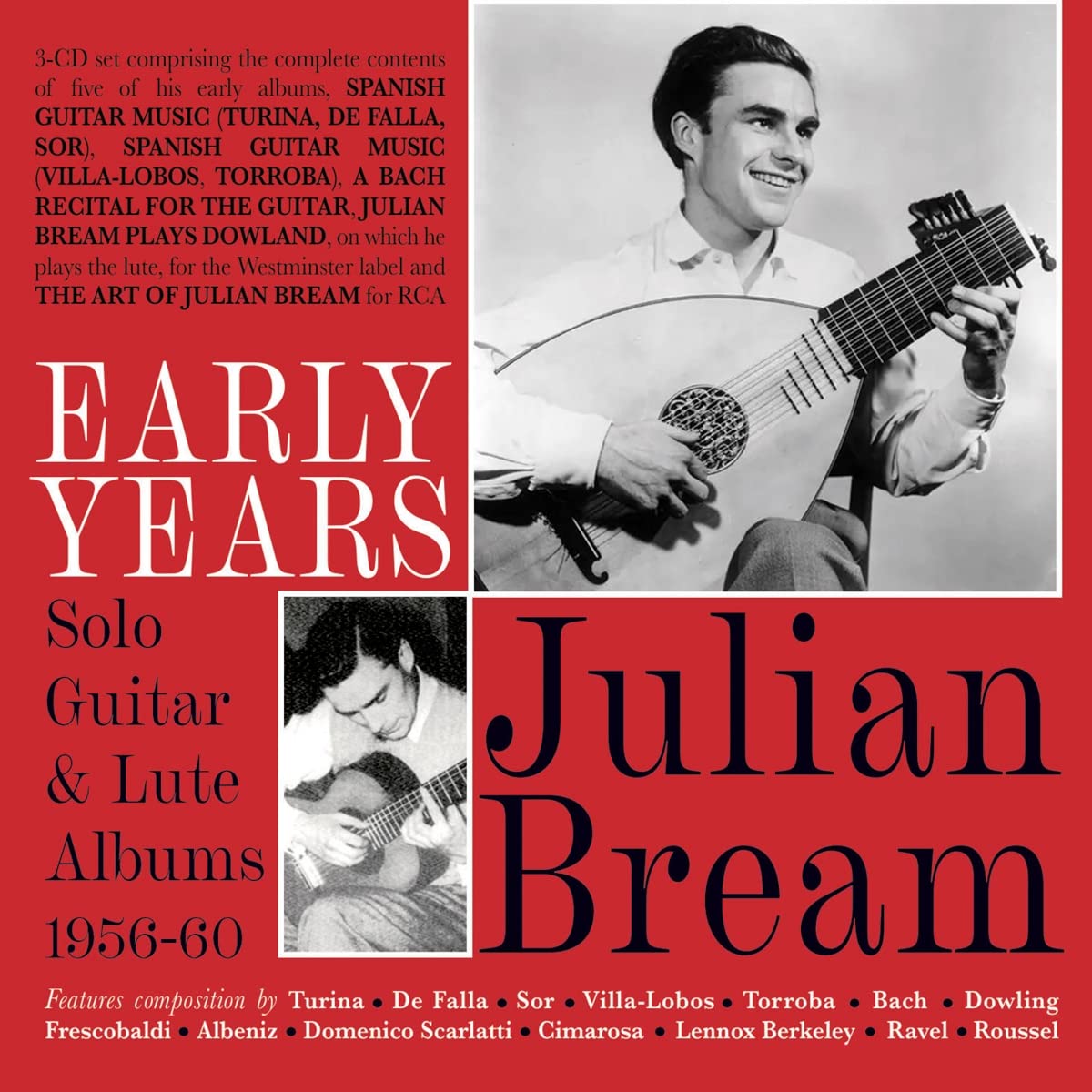 Early Years/Solo Guitar and Lute Albums 1956/1960: Julian Bream, Julian ...
