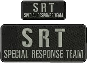 Amazon.com: S R T/Special/Response/Team Emb Patch 4X10 and 2X5 Hook On ...