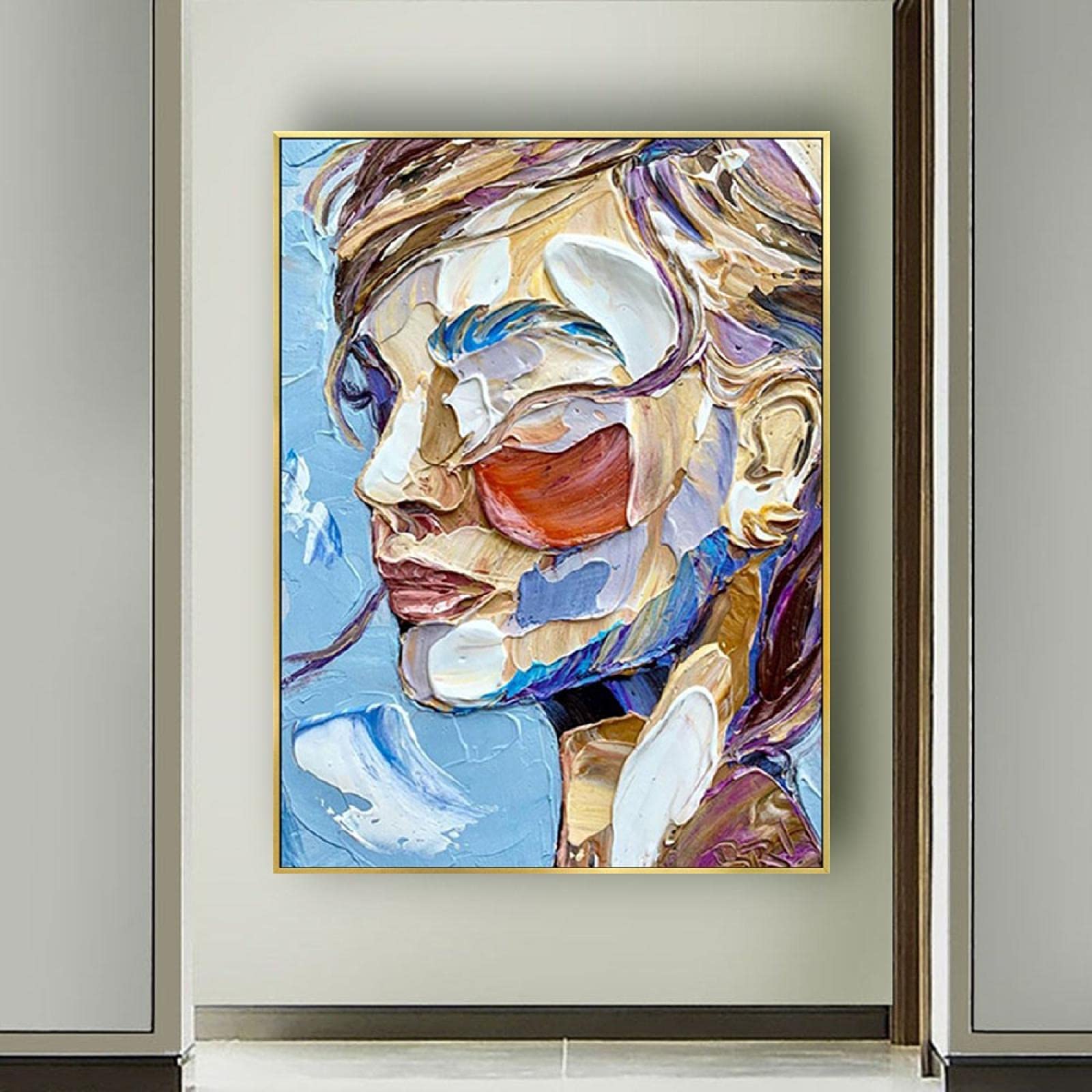 Color Abstract Portrait Paintings Portraits Inspired By Expressionism