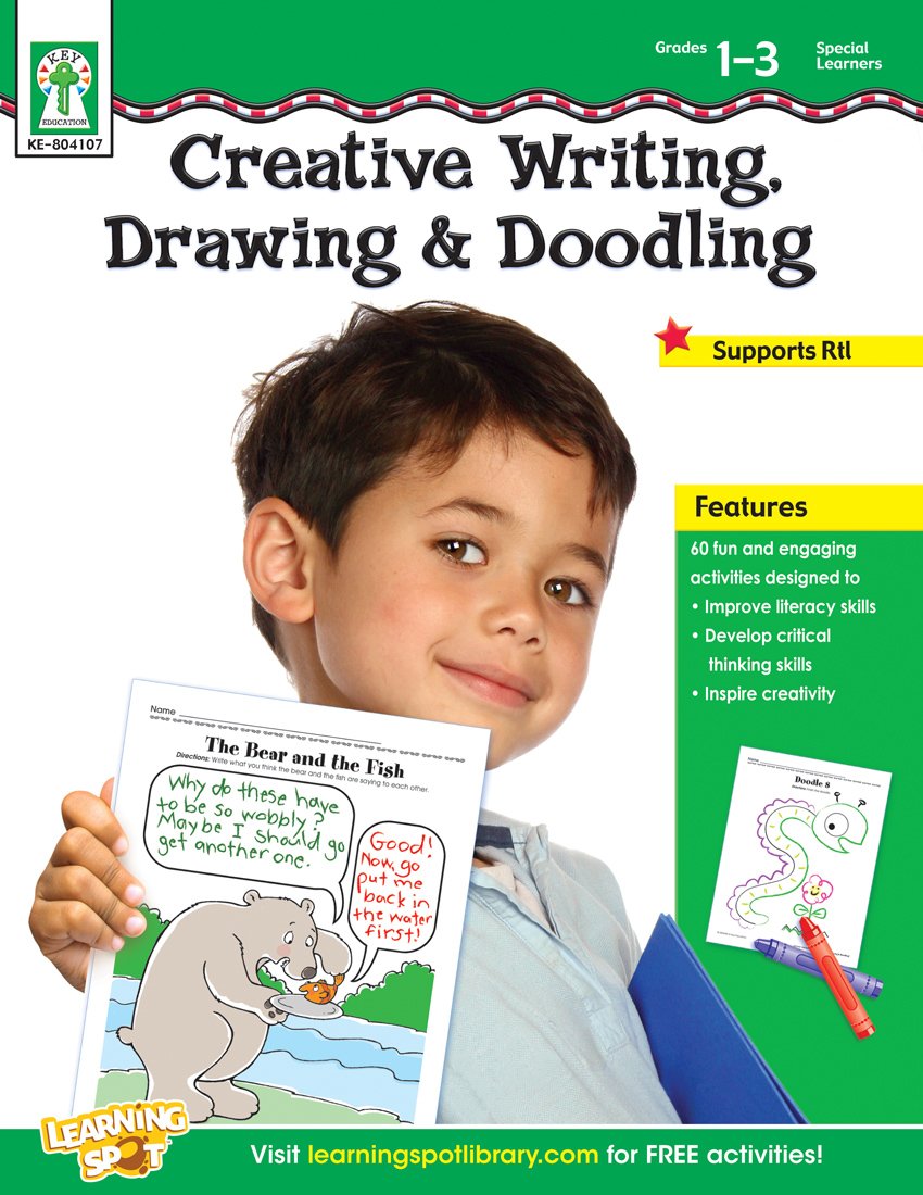 Amazon.com: Creative Writing, Drawing, & Doodling, Grades 1 - 3: ...
