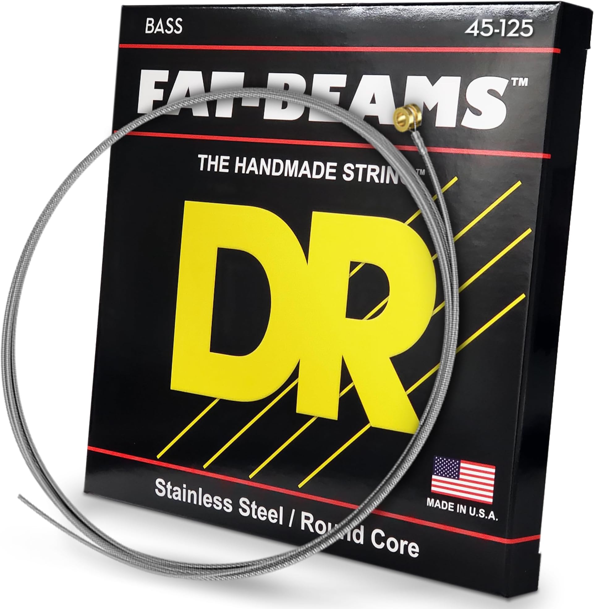 Amazon.com: DR Strings BLACK BEAUTIES™ - BLACK Coloured Bass Strings ...