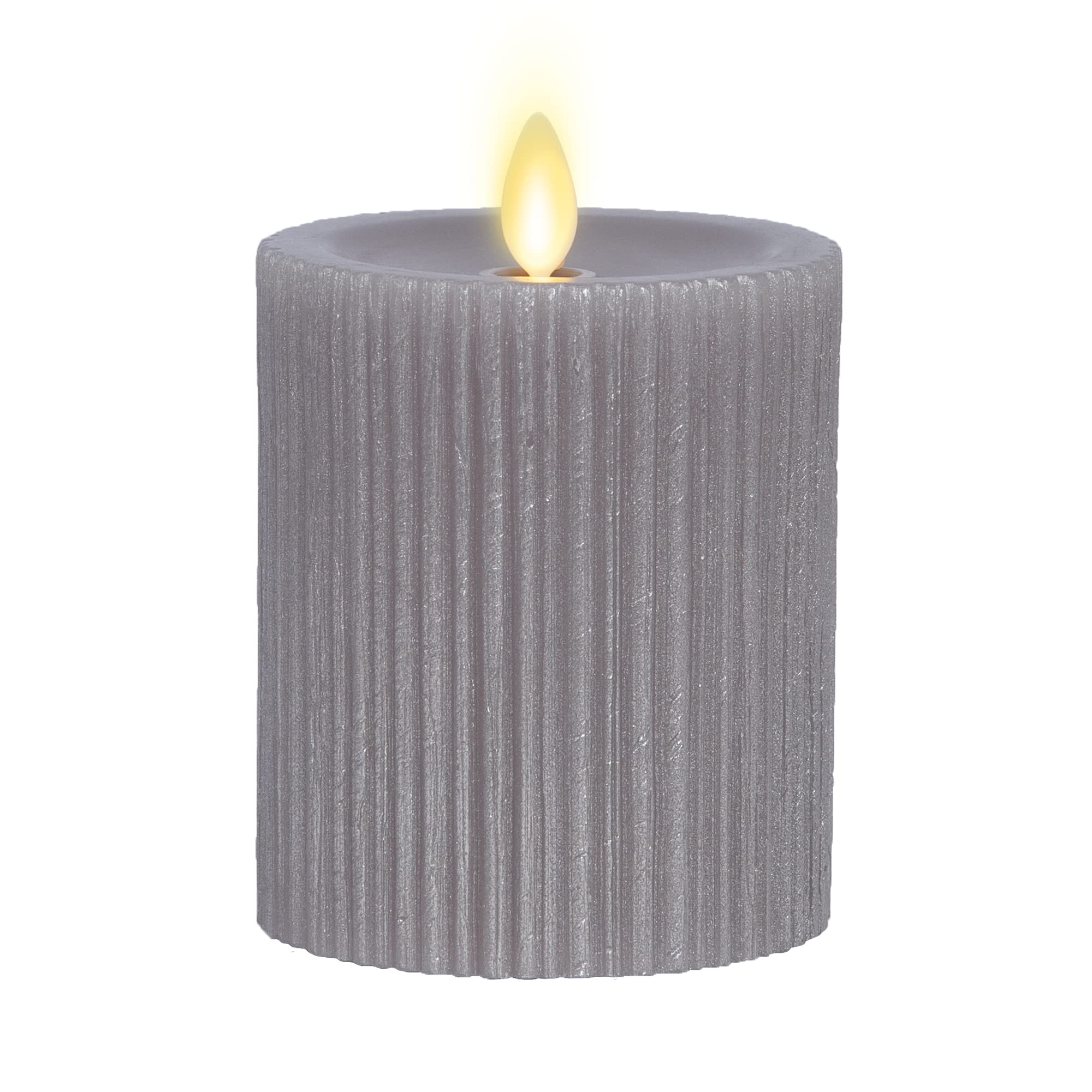 Amazon.com: Luminara Flameless LED Candle (3.25x4.5) with Embossed ...