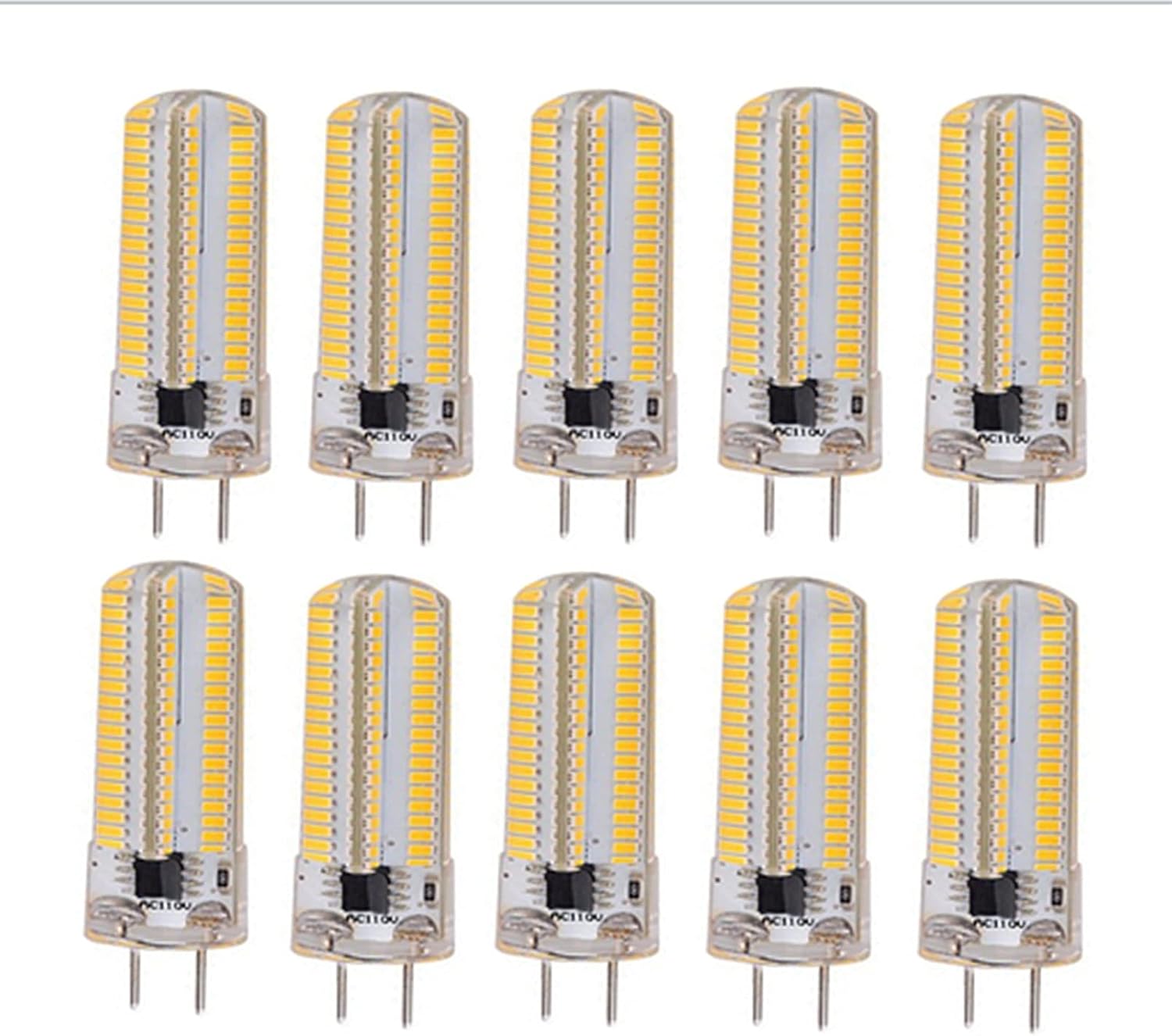 Amazon.com: LOGANZ G4 LED 230V Bulbs 5W (50W T3 G4 Bi-Pin Base Halogen ...