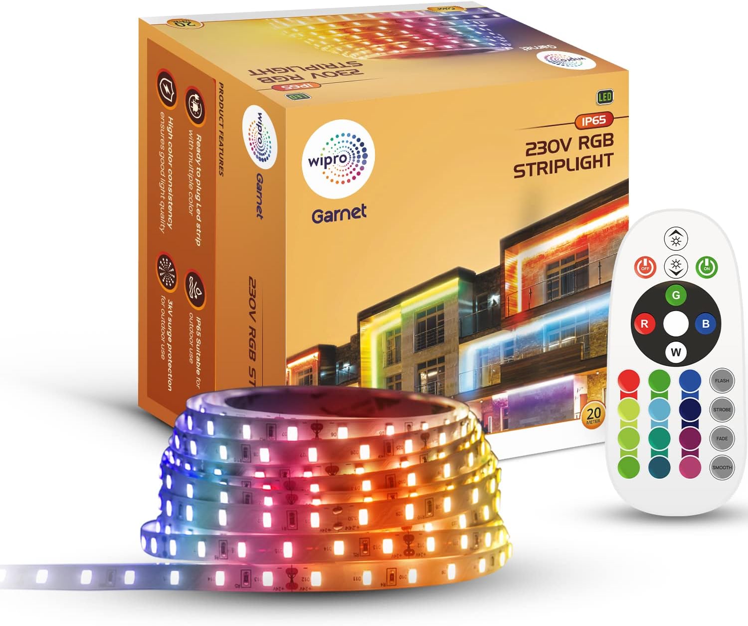 Buy Govee LED Strip Lights RGBIC, 16.4ft Bluetooth Color Changing ...