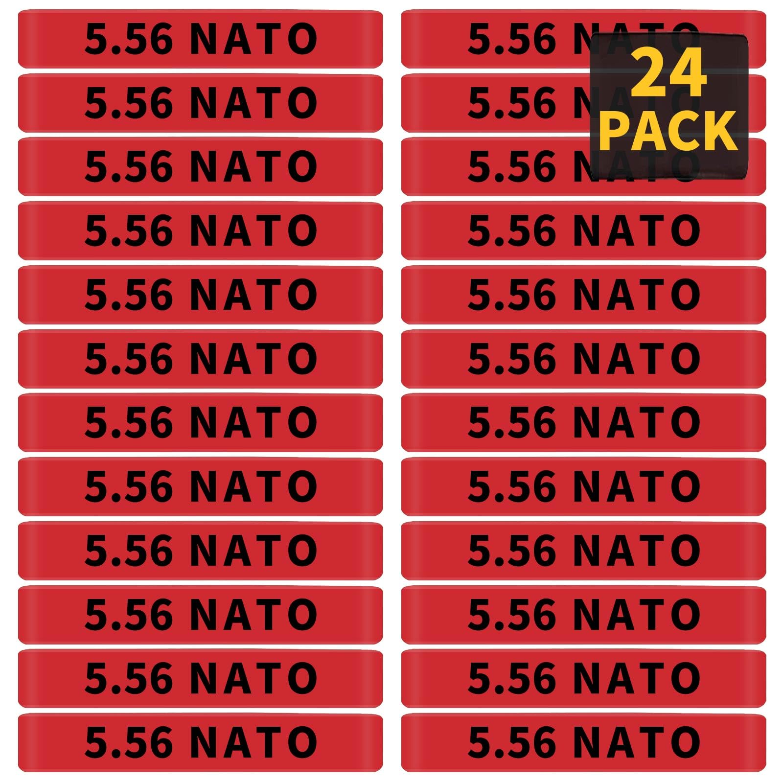 Amazon.com: 24 Pack Miaozhun 5.56 NATO Magazine Marking Bands 5.56 ...