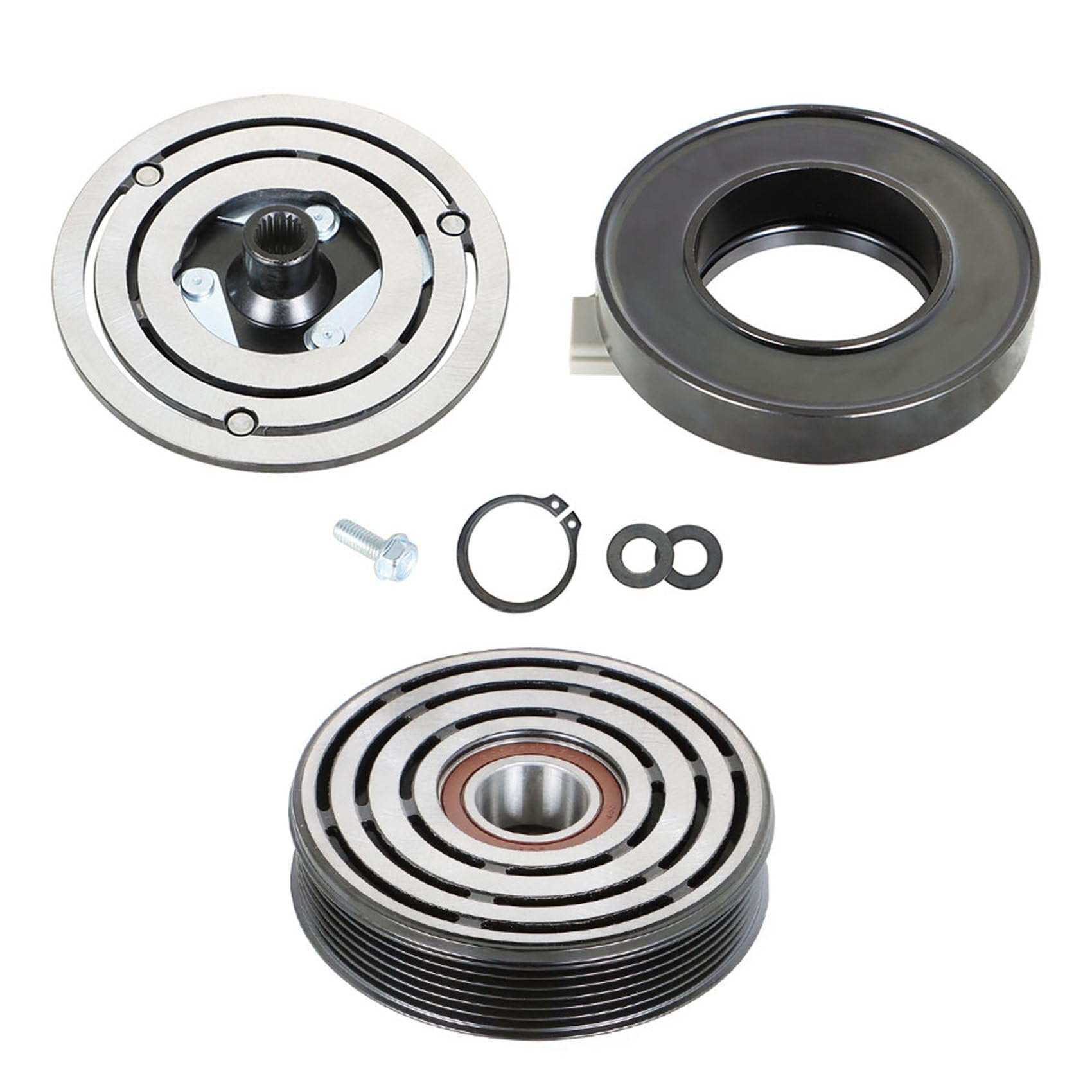 Amazon.com: labwork AC A/C Compressor Clutch Coil Assembly Kit with ...
