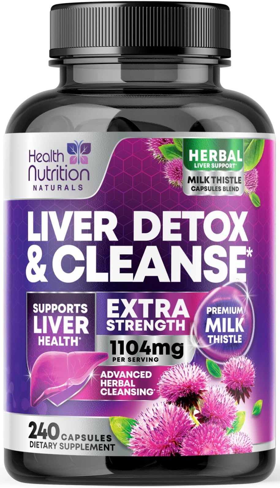 Amazon.com: Nutreb Liver Detox & Colon Cleanse - 2X Stronger - Liver ...