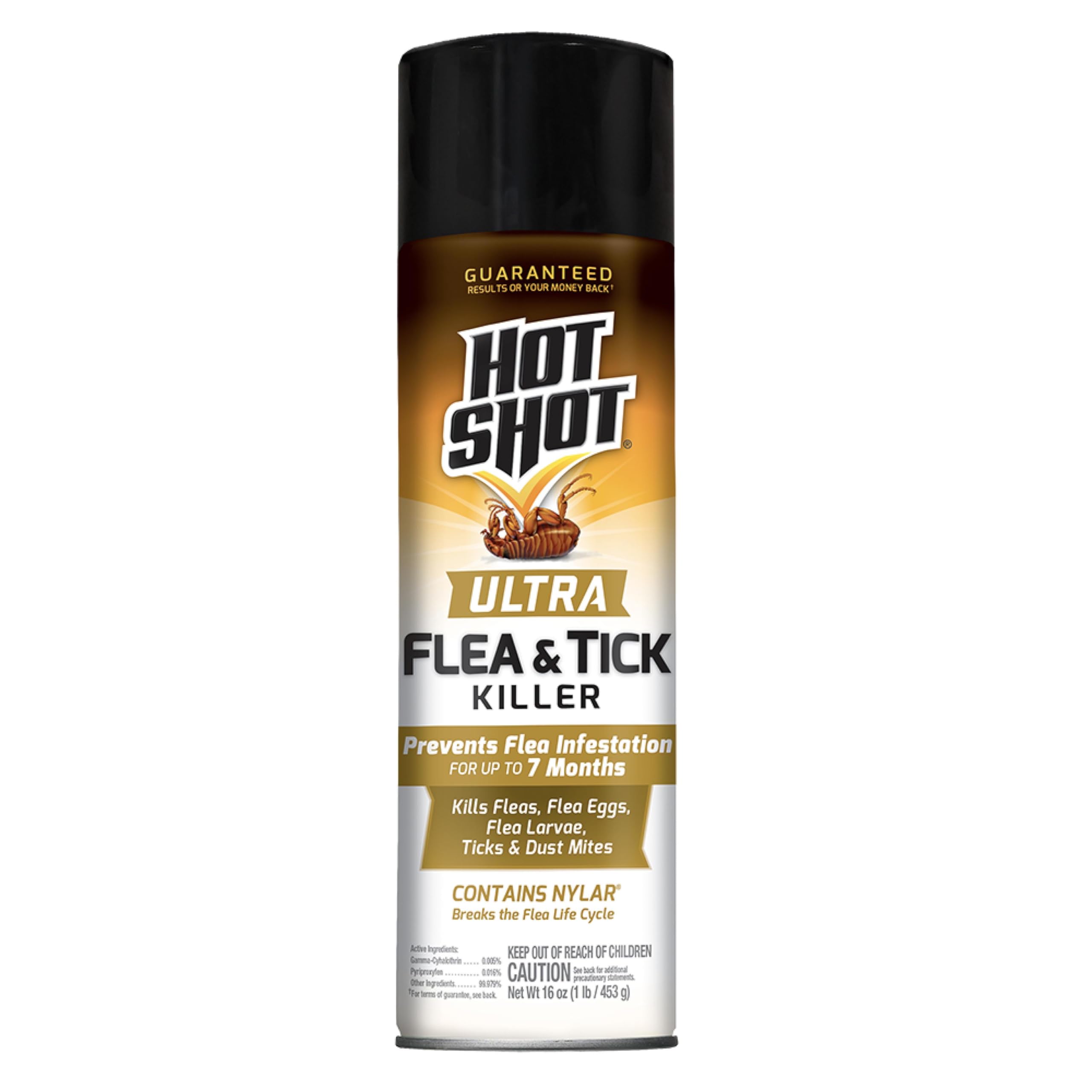 Amazon.com: Hot Shot Ultra Flea & Tick Killer (Aerosol), Formula Kills ...