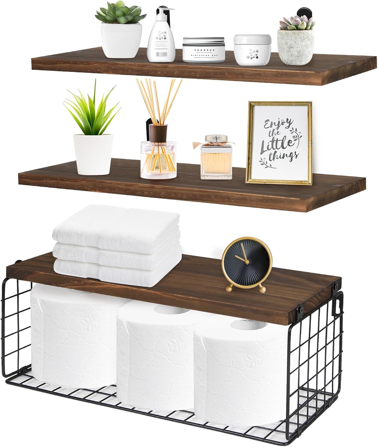 Lubardy Repisas Flotantes de Pared Repisas para Recamara Estantes ...