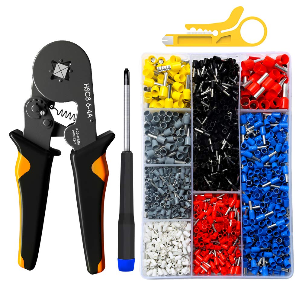Buy Ferrule Crimping Tool Kit E·Durable Upgrade Version AWG23-7 Self ...
