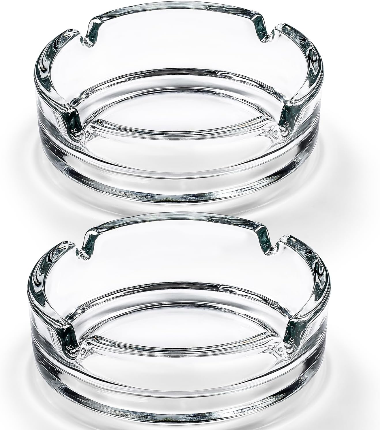 Amazon.com: Glass Ashtrays for Cigarettes, Portable Decorative Modern ...