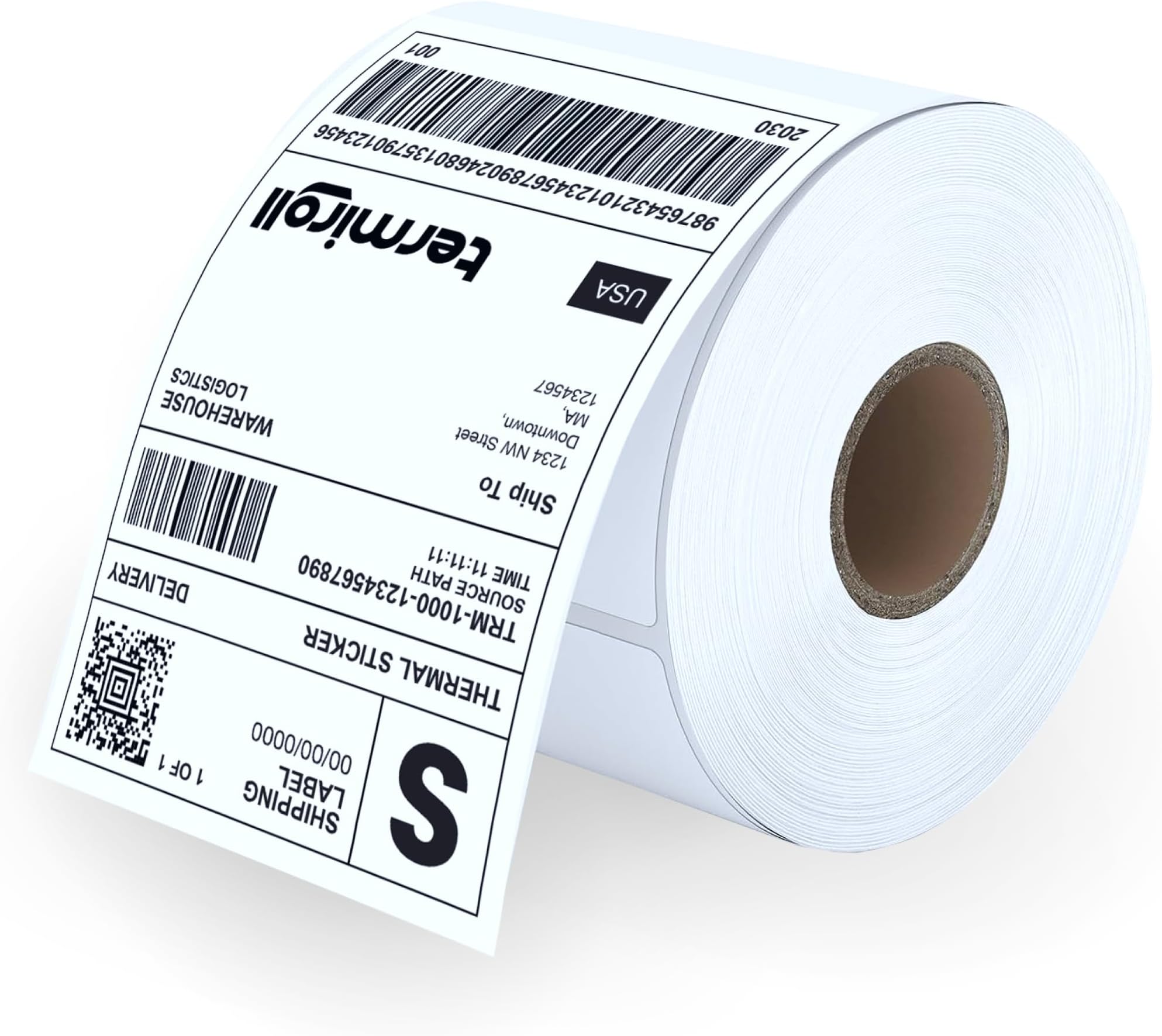 Amazon.com: TERMIROLL 4x6 Direct Thermal Shipping Labels - 350 Labels ...