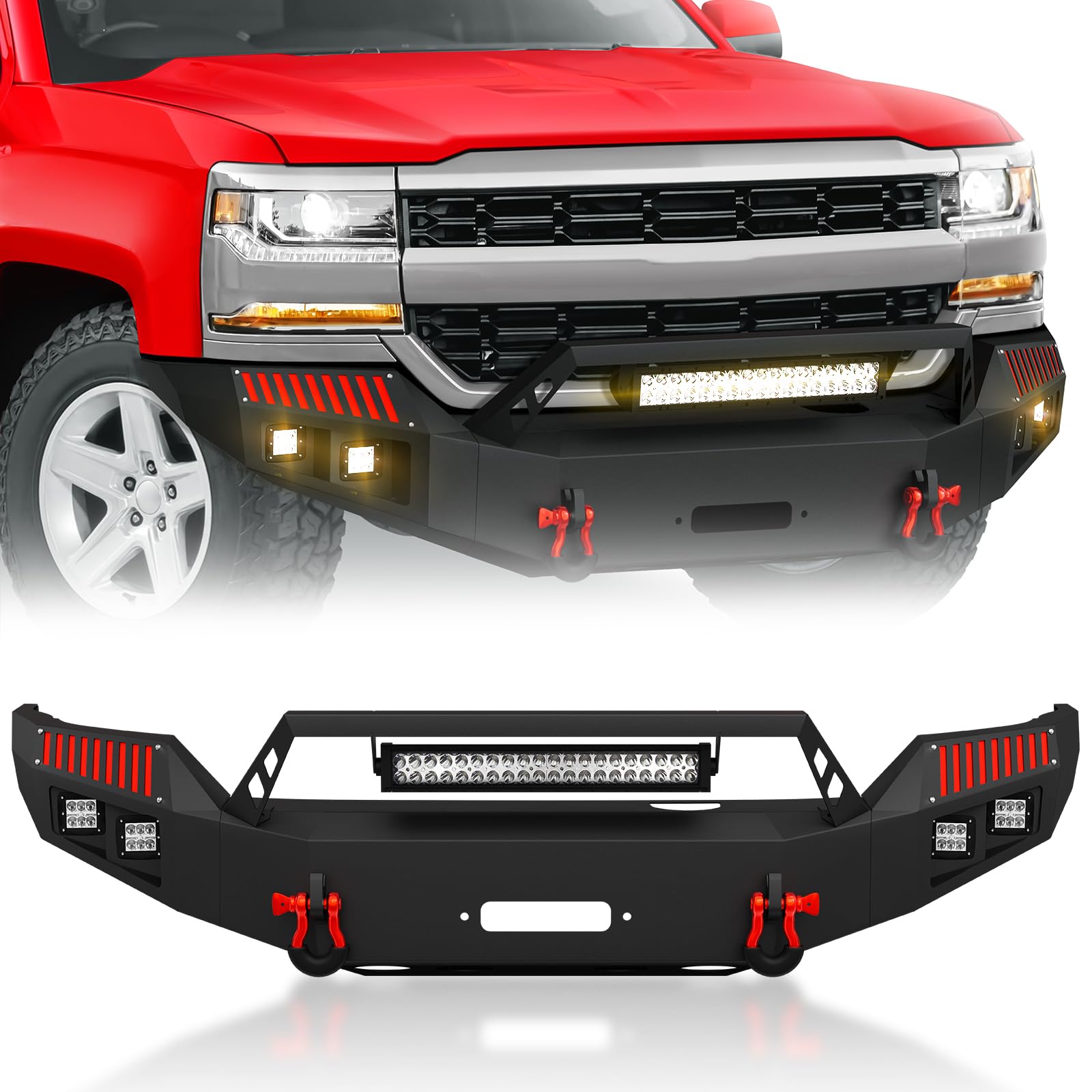 Buy Chevy Silverado 1500 Add Lite Front Bumper Vijay For 2019 2021