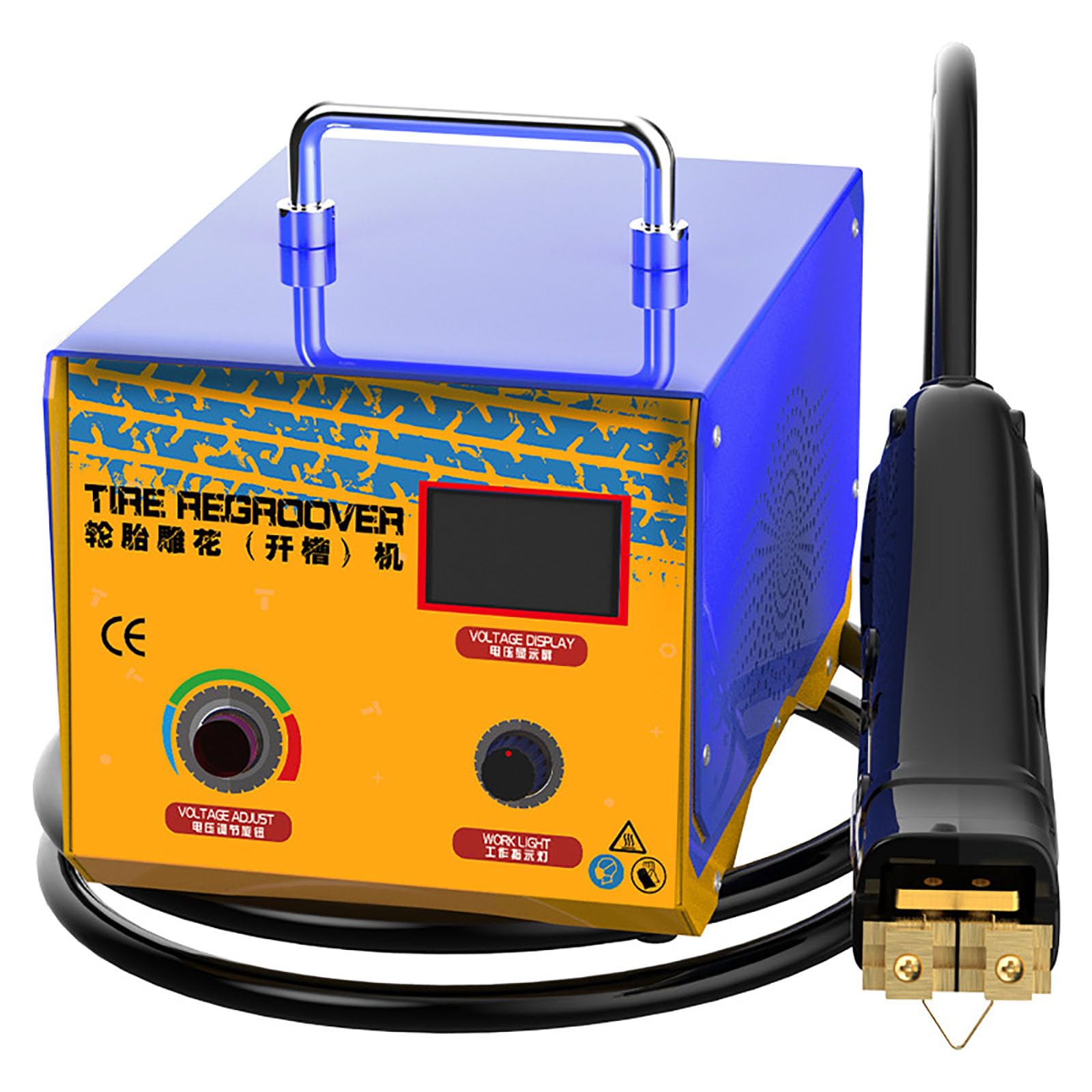 HTONVK Tire Grooving Machine, 1000W Rubber Tire Regroover Machine Tyre ...