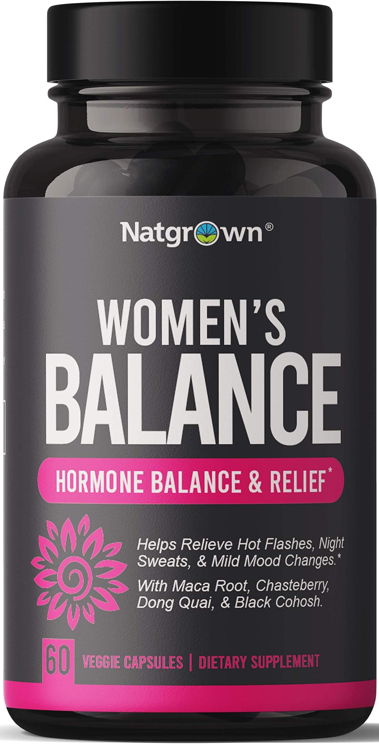Amazon.com: Natgrown Hormone Balance for Women PMS & Menopause ...