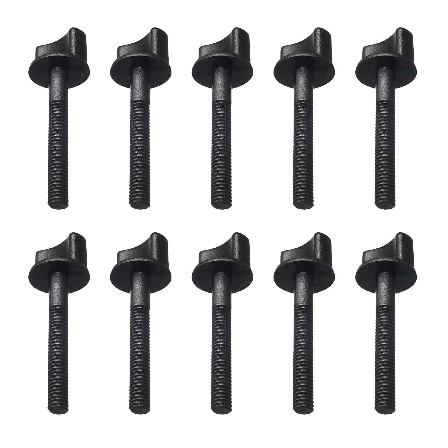 Uxcell M4 X 20mm Thumb Screw Bolt Hand Driven Spade Nylon