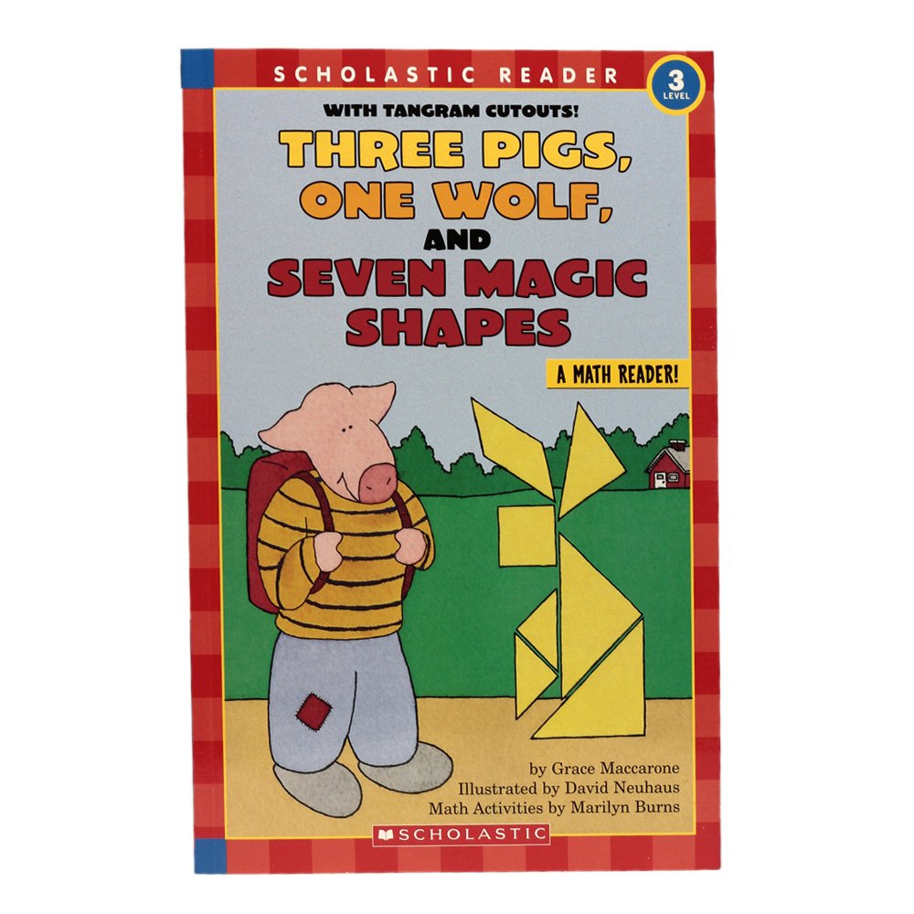 Scholastic Reader: Three Pigs, One Wolf, Seven Magic Shapes (level 3 ...