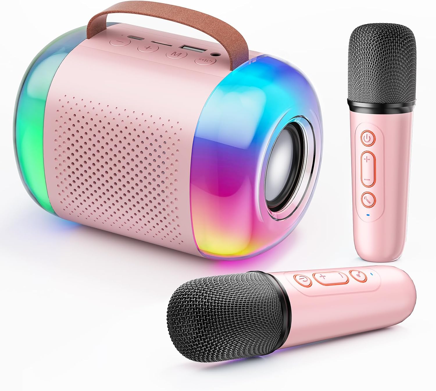 Amazon.com: FOJELD Mini Karaoke Machine for Kids - Portable Bluetooth ...