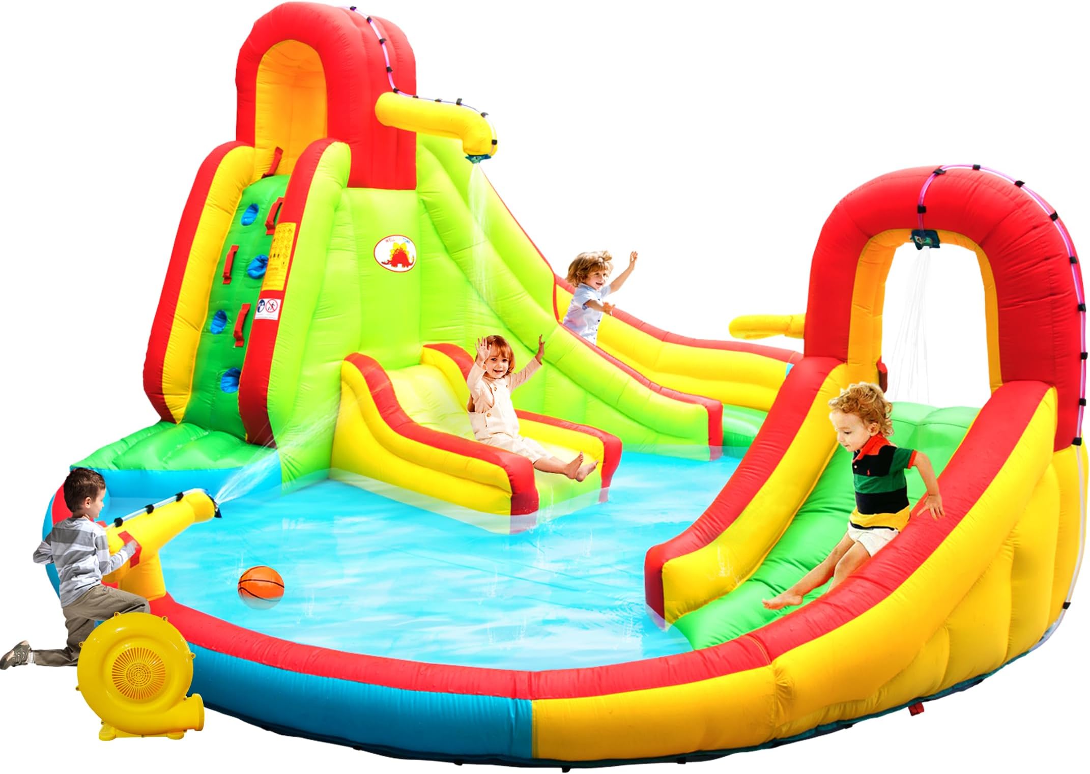 Amazon.com: Bestway H2OGO Mount Splashmore Kids Inflatable Outdoor ...