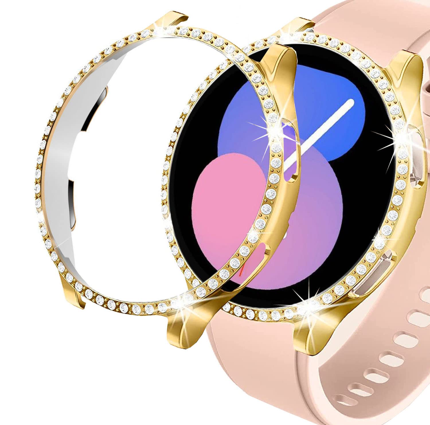 Amazon.com: DEALELE [2 PACK] Cases Compatible with Samsung Galaxy Watch ...