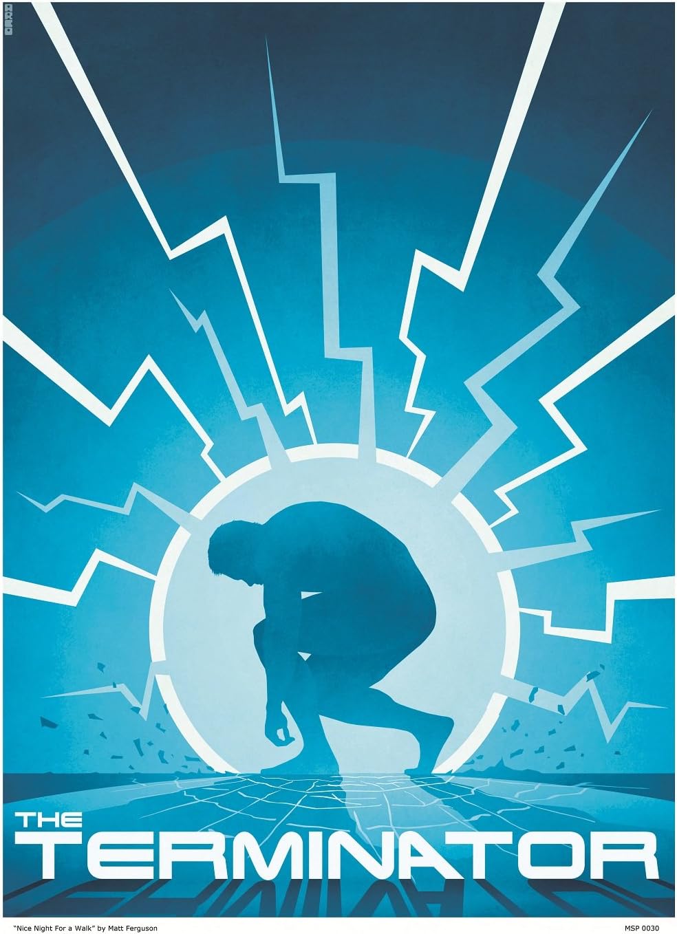 Terminator"nice night for a walk" Art Poster Print by Matt Ferguson ...