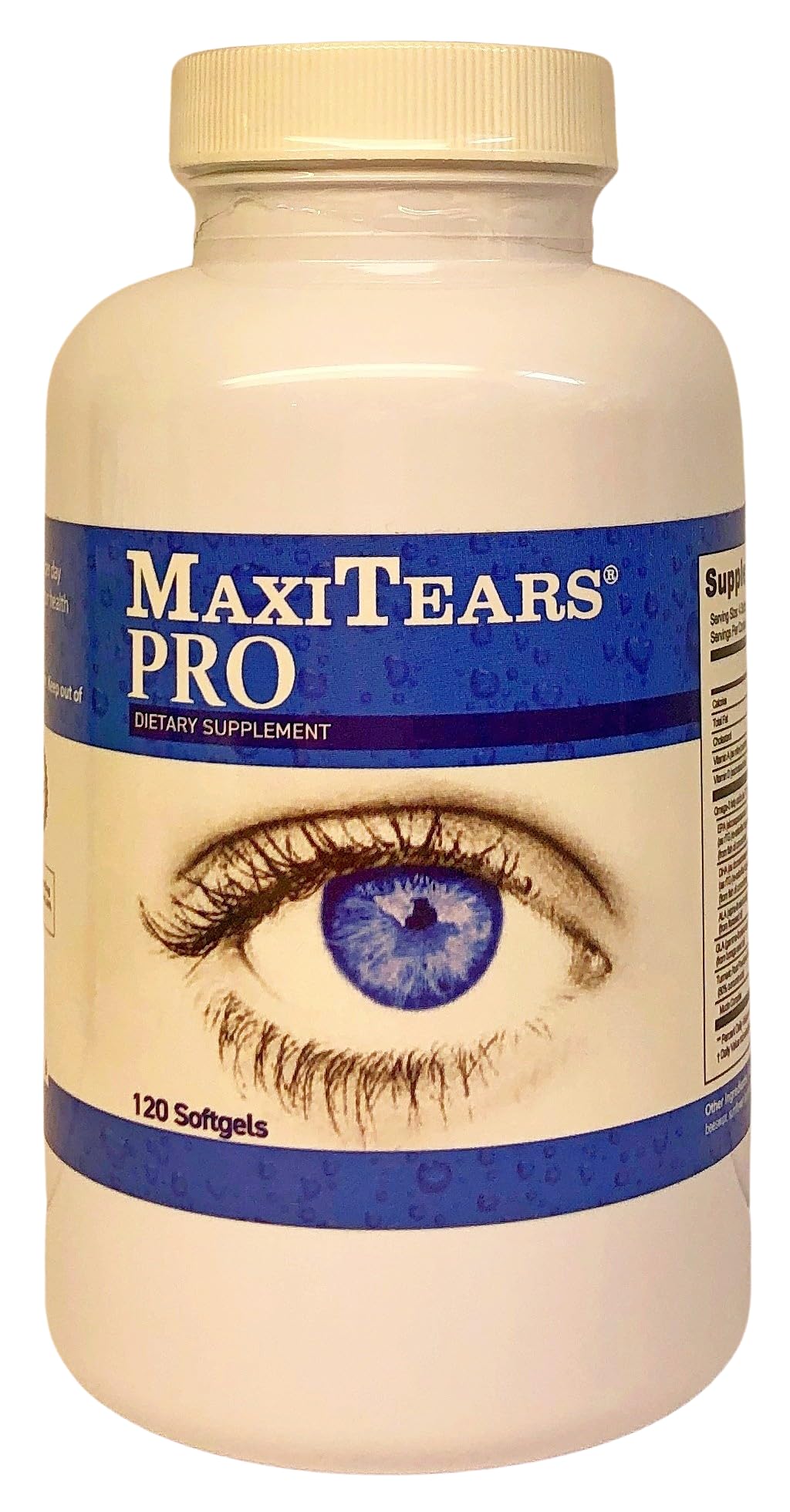 MaxiTears MedOp Pro 120 Softgels – Suporte para os Olhos com Ômega-3 ...