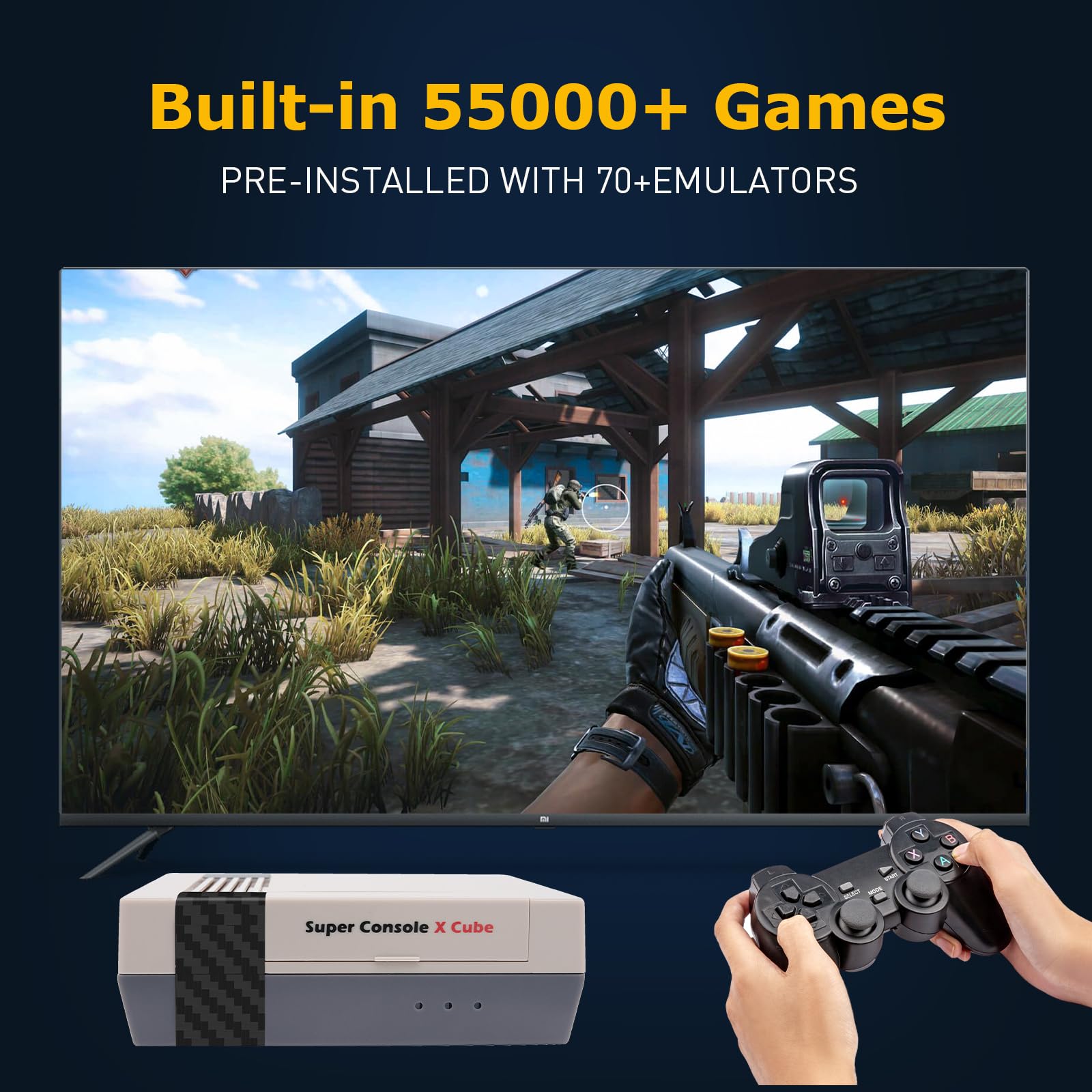 Snapklik.com : Retro Video Game Console, Super Console X Cube Built-in ...