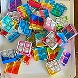 Amazon.com: JOYIN Round Pop Fidget Keychain 30 Pack Pop Fidget Toys ...