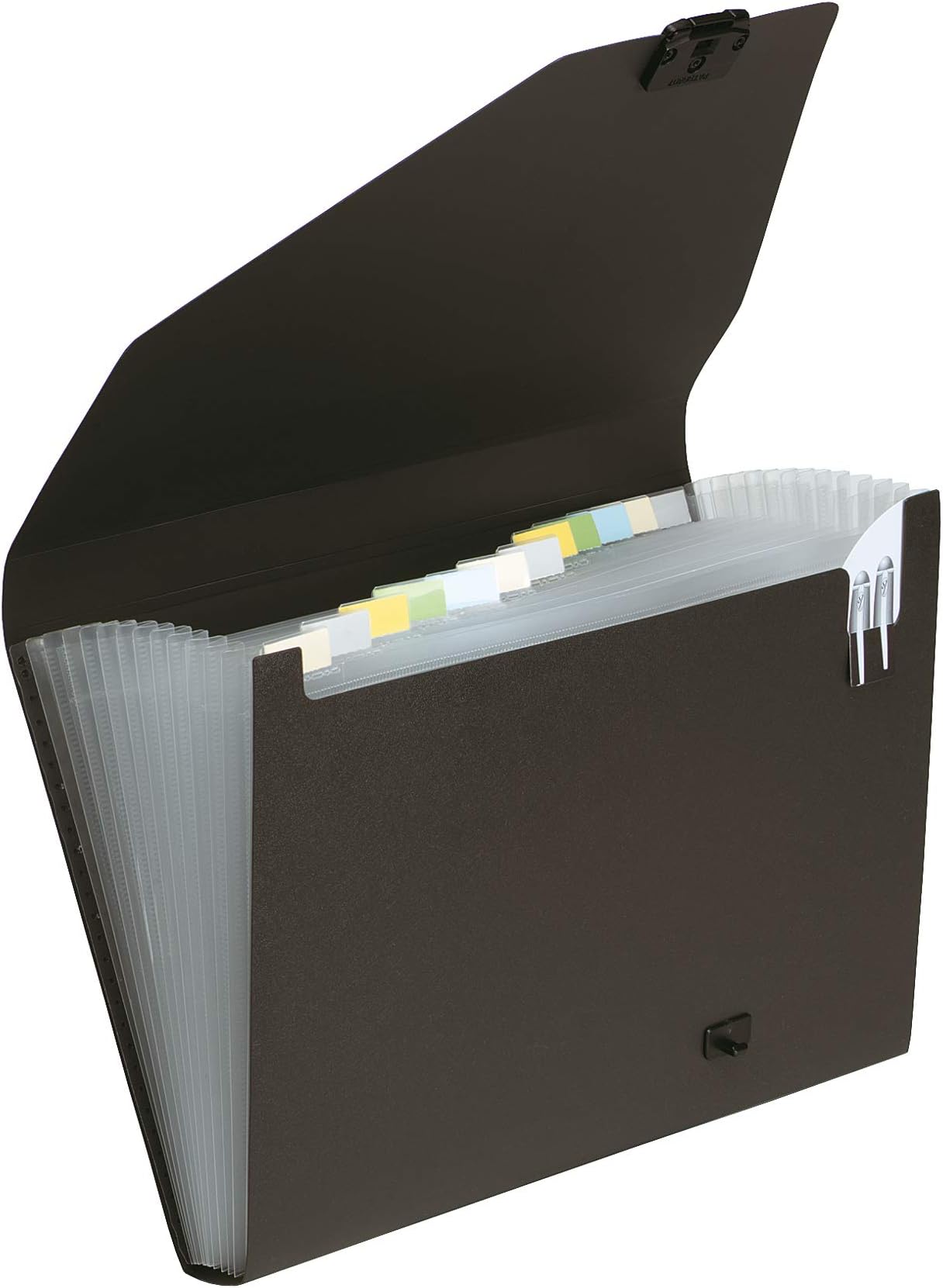 Snopake A4 Eligo 26-Part Landscape Desk Expander/Organiser - Black Pack ...