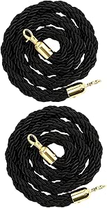 Amazon.com: LXLZYXSF Black Barrier Rope for Closing Off Areas, Extra ...