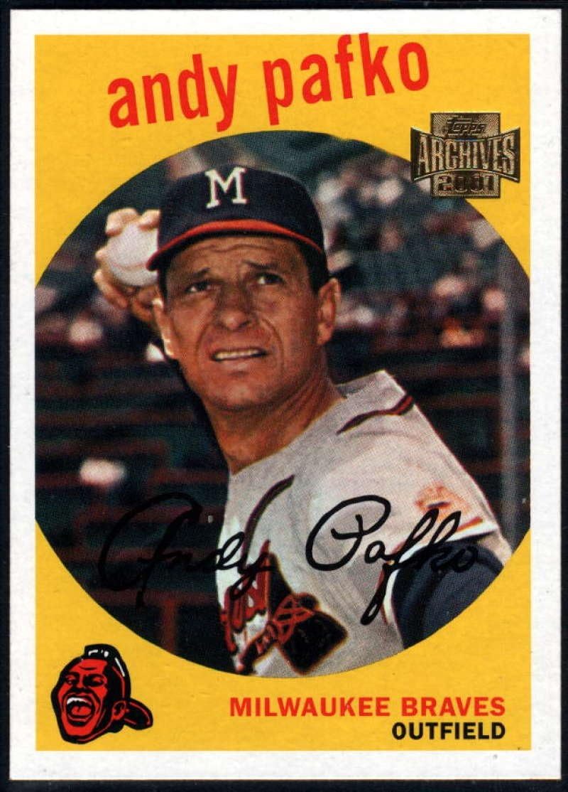 Amazon.com: 2001 Topps Archives #112 Andy Pafko 59 NM-MT Baseball ...