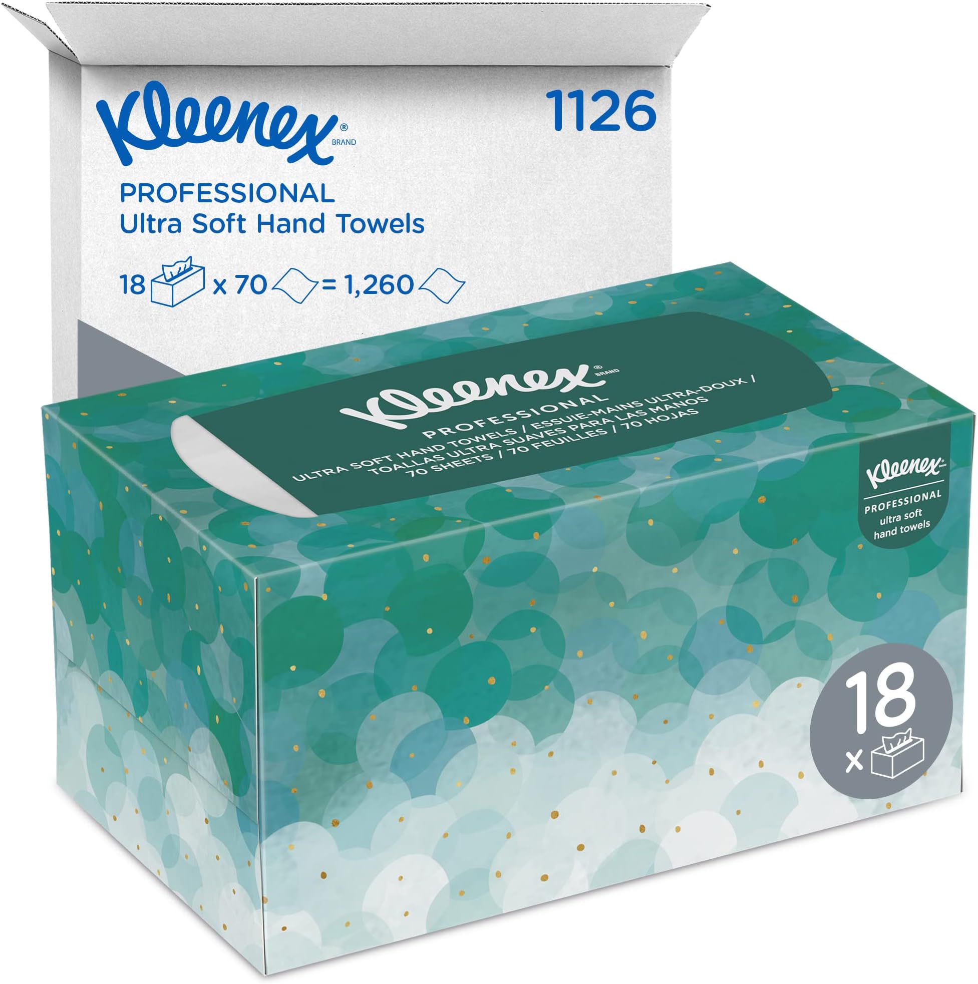 Amazon.com : Kimberly Clark 11268 Kleenex Hand Towels Premium Ultra ...