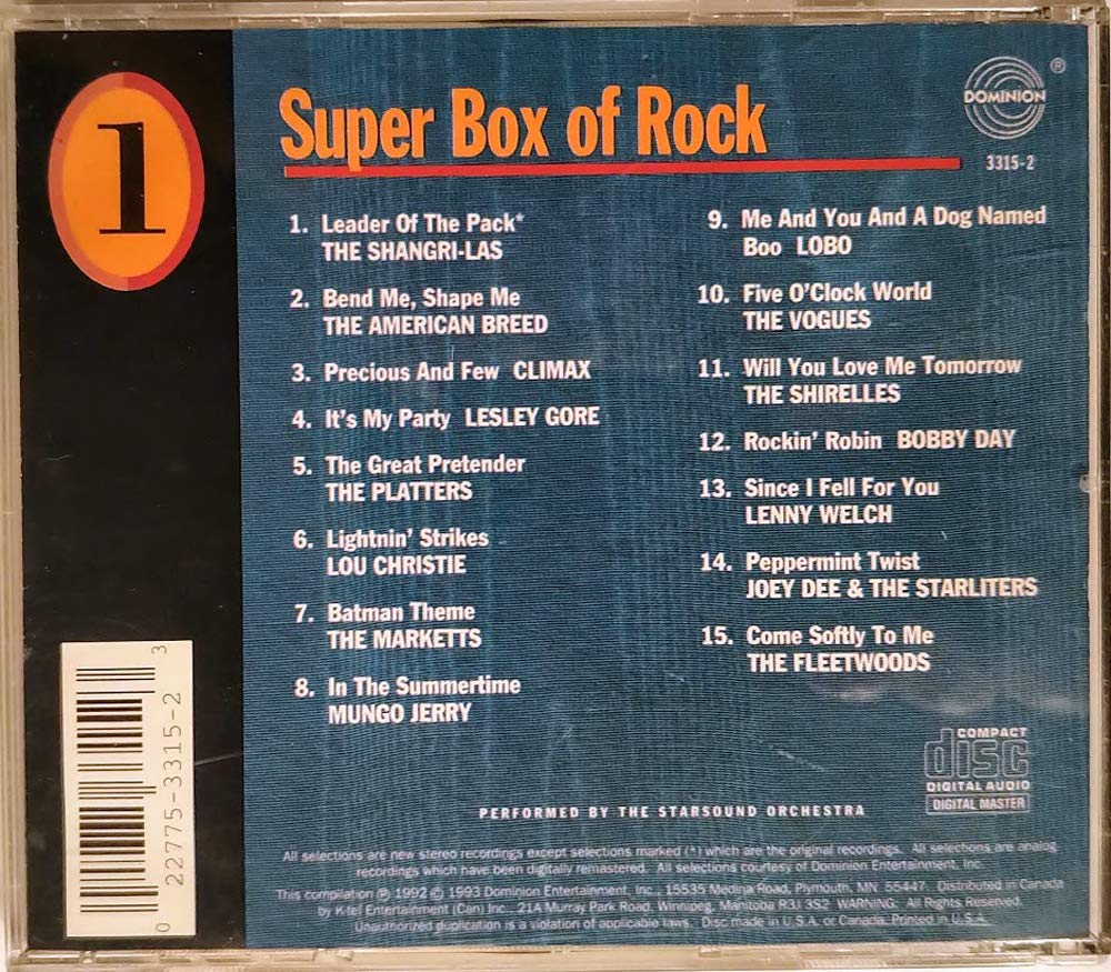 Super Box of Rock, Vol 1 - Amazon.com Music