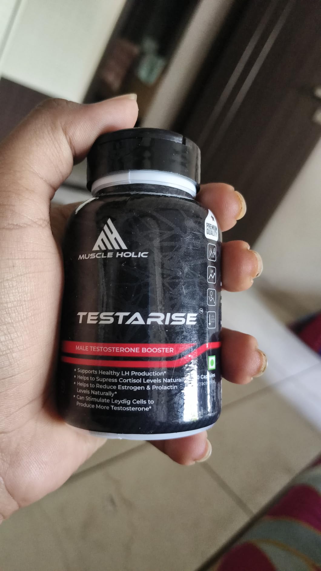 Muscleholic TESTARISE Testosterone Booster Supplement | 90 Capsules ...