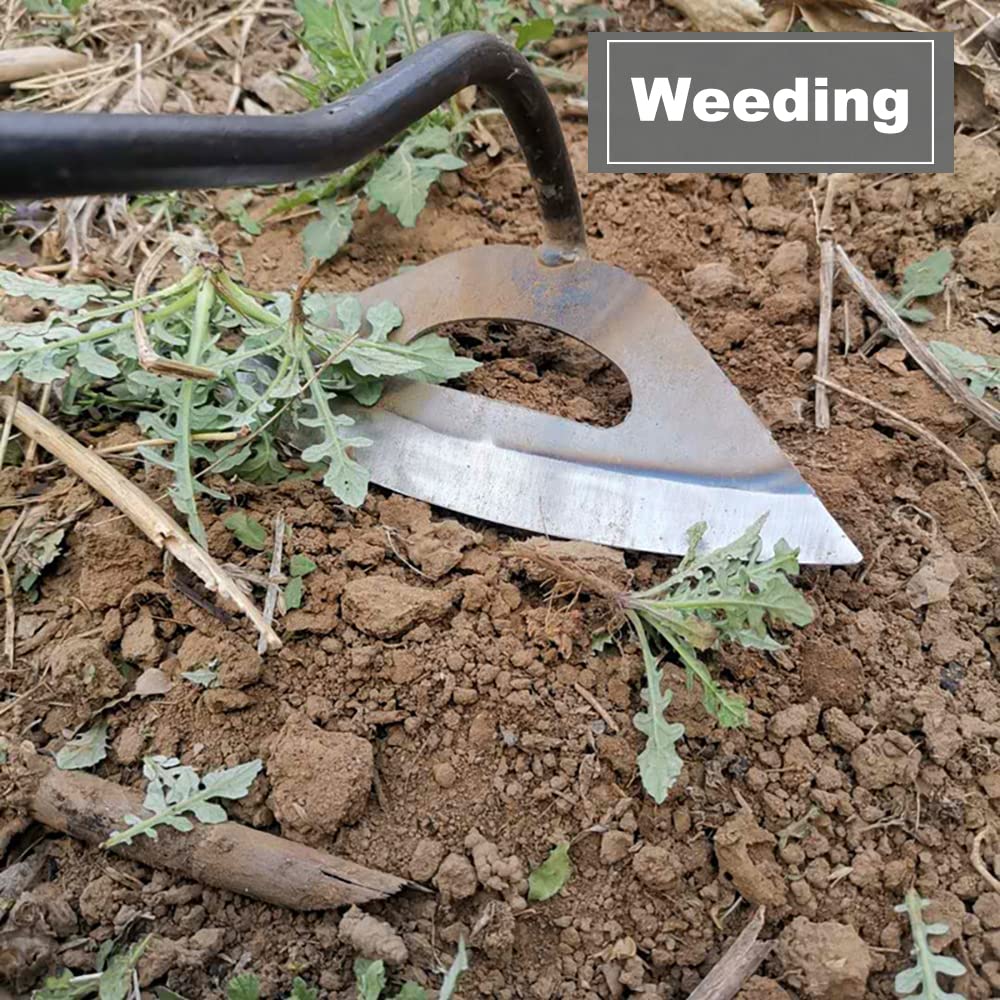 Snapklik.com : Mini Action Hoe Garden Tool,All-Steel Hardened Hollow ...