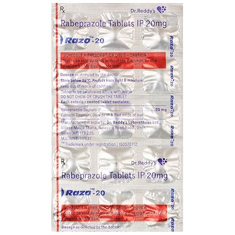 Razo 20mg - Strip of 15 Tablets : Amazon.in: Fashion