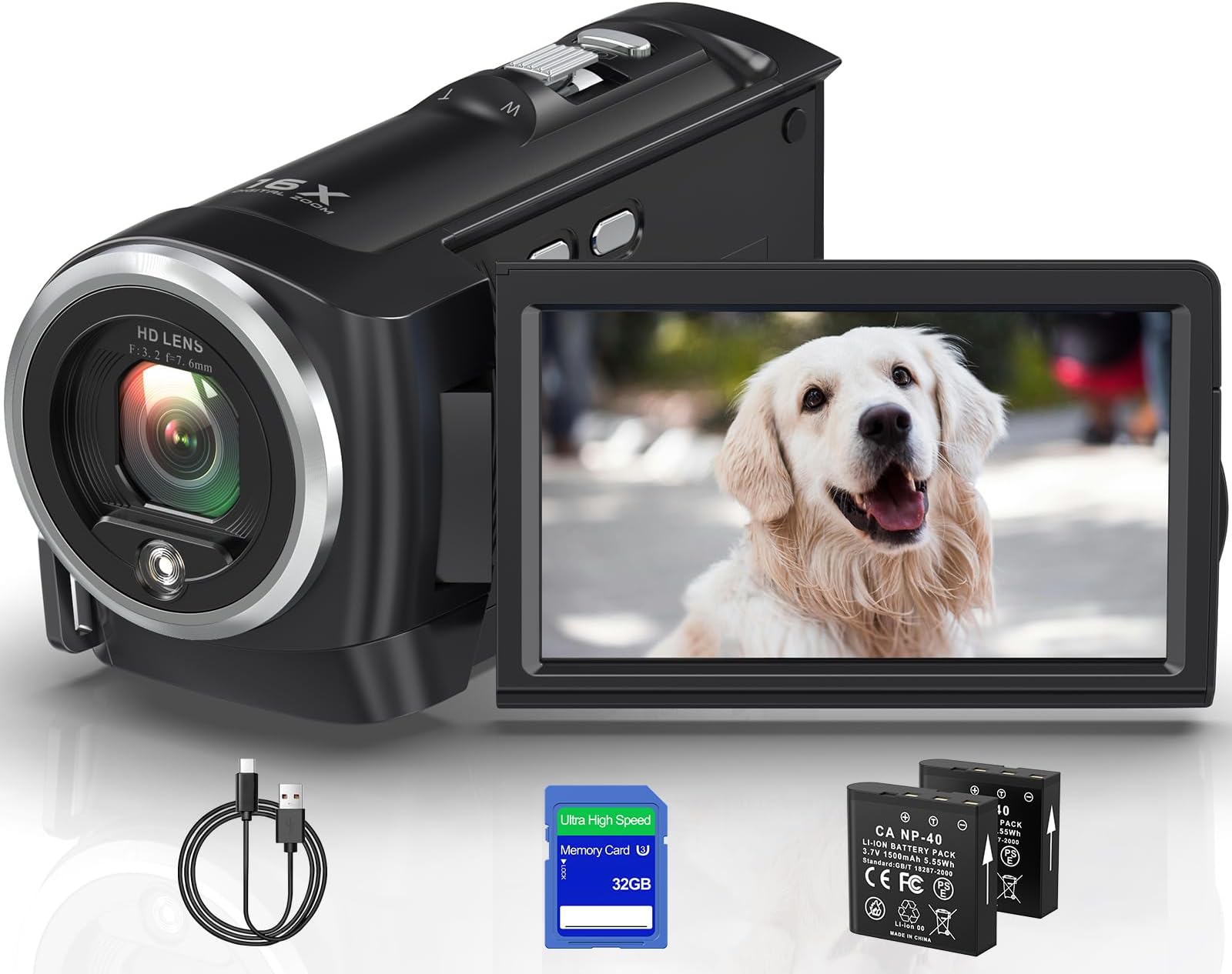 Amazon.com : Weochi Video Camera Camcorder,Full HD 2.7K 42MP Digital ...