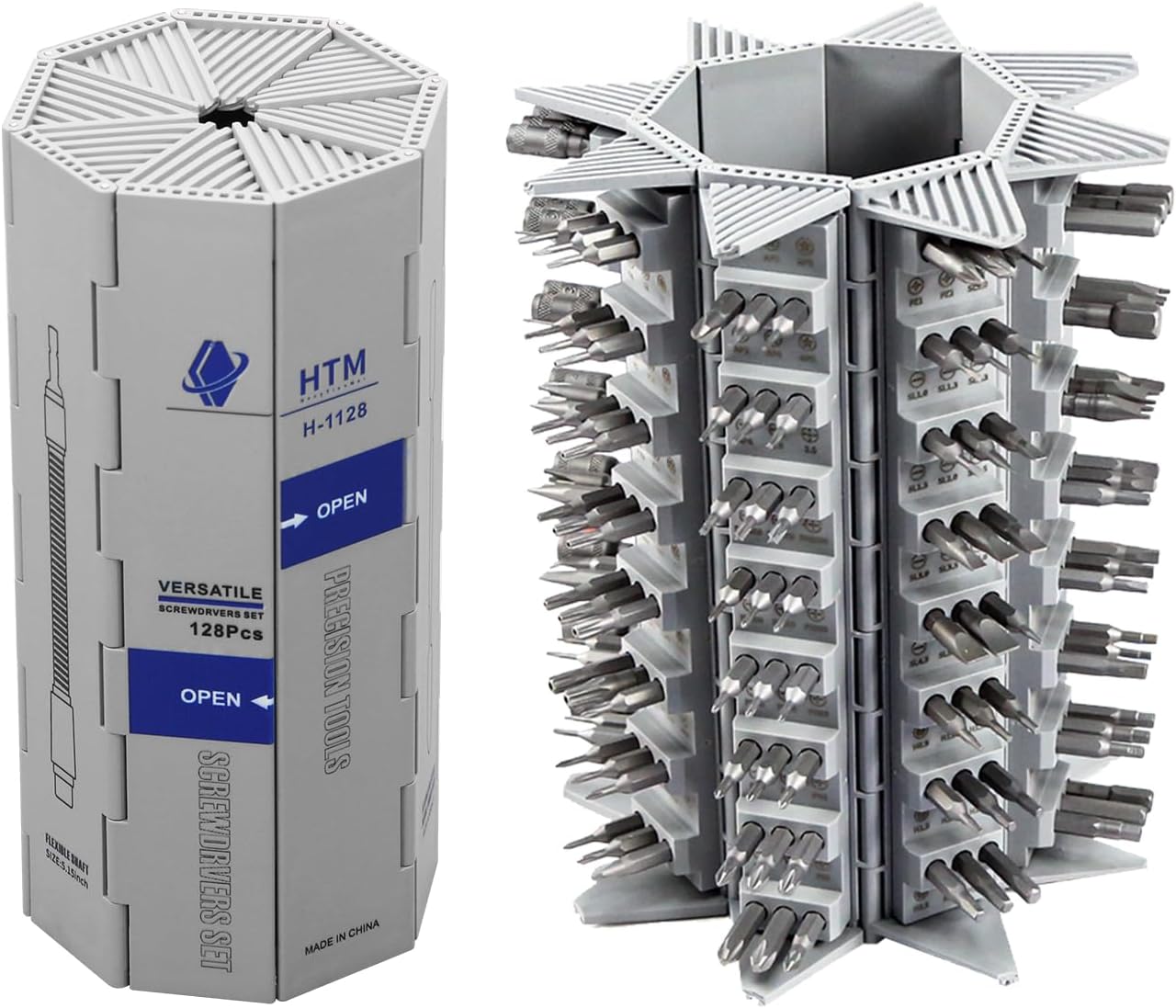 Amazon.com: 128 in 1 Precision Screwdriver Set,Magnetic Manual ...