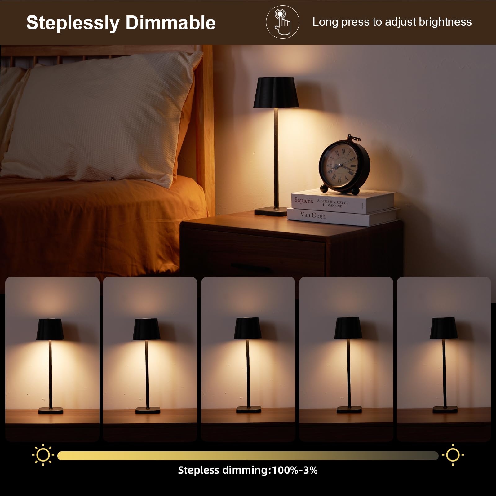 Snapklik.com : UMEXUS IP54 Waterproof Outdoor Cordless Table Lamp ...