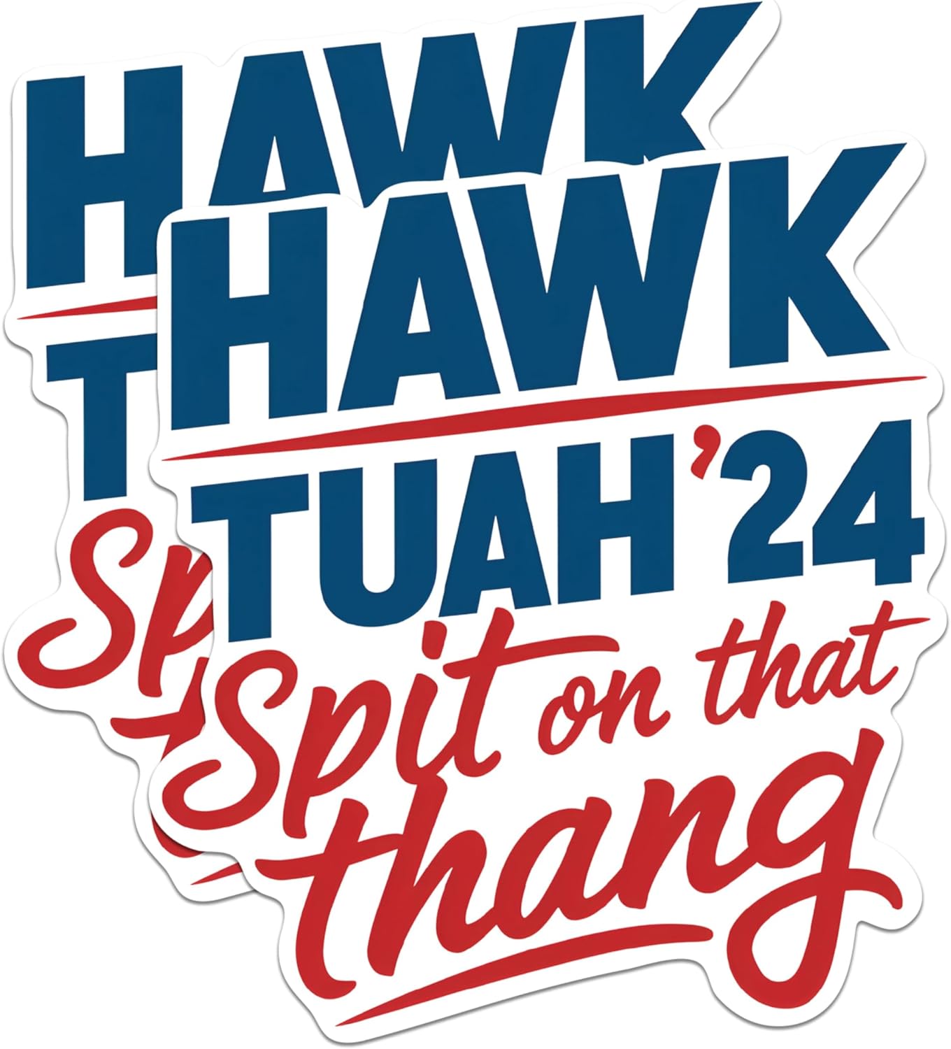 Amazon.com: (2 Pack) Hawk Tuah Stickers - Spit On That Thing - Hawk ...
