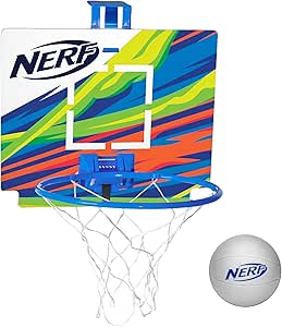 Amazon.com: Nerf Nerfoop - The Classic Mini Foam Basketball and Hoop ...