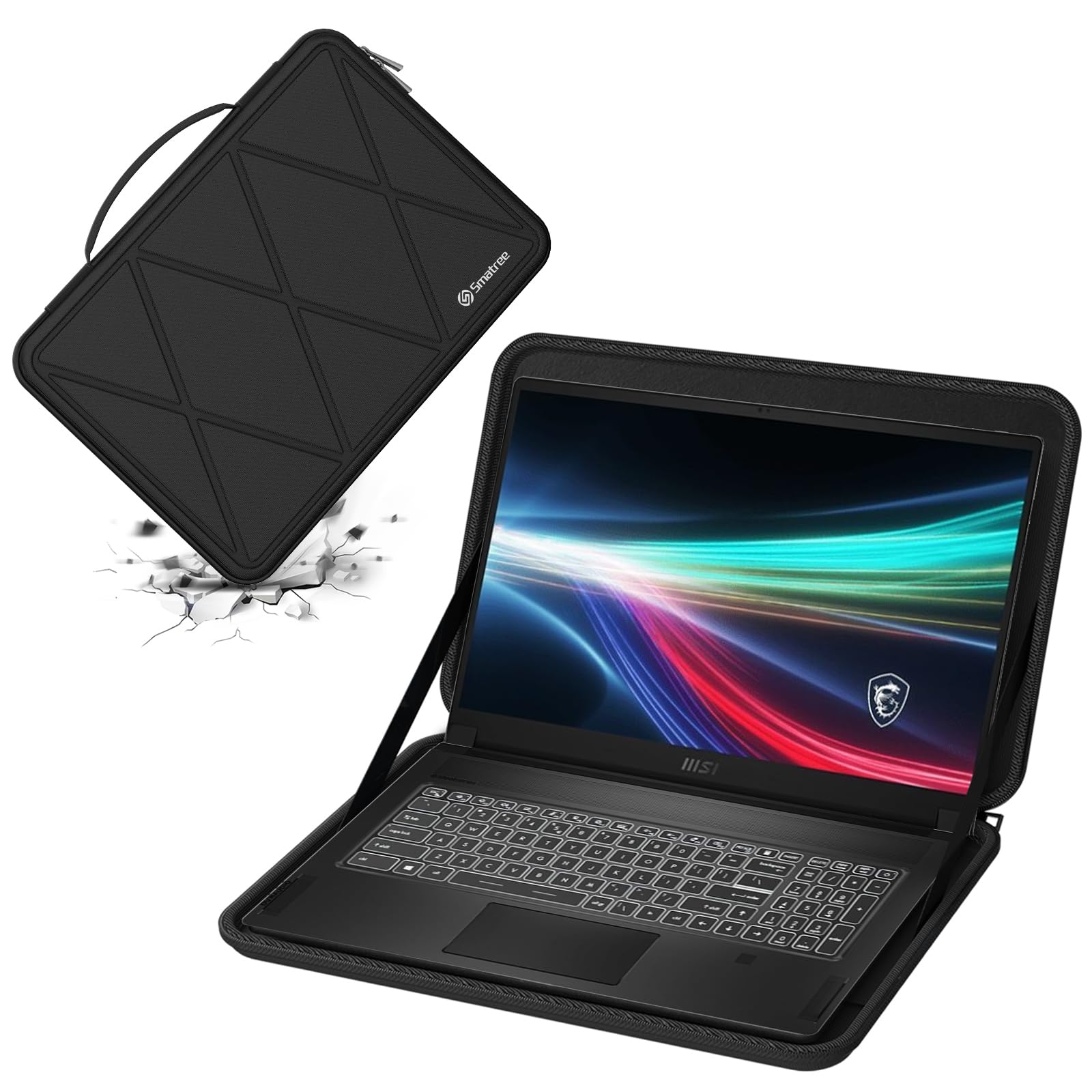 Amazon.com: Smatree Hard EVA Protective Sleeve Case Compatible for 17.3 ...