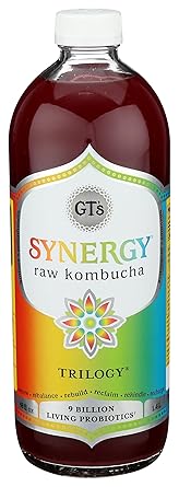 Amazon.com: GT's Synergy Raw Kombucha Trilogy, 48 Fl Oz : Grocery ...