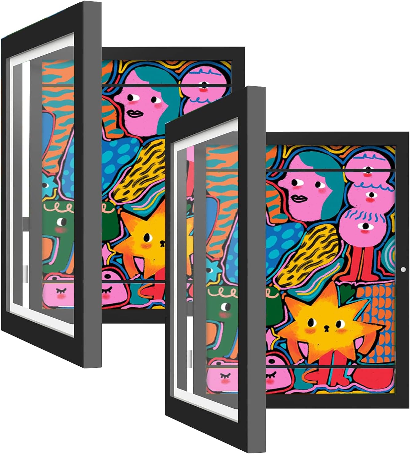 Amazon.com: TOPYGOEE (2 Pack) Kids Artwork Frames Changeable, 8.5x11 ...