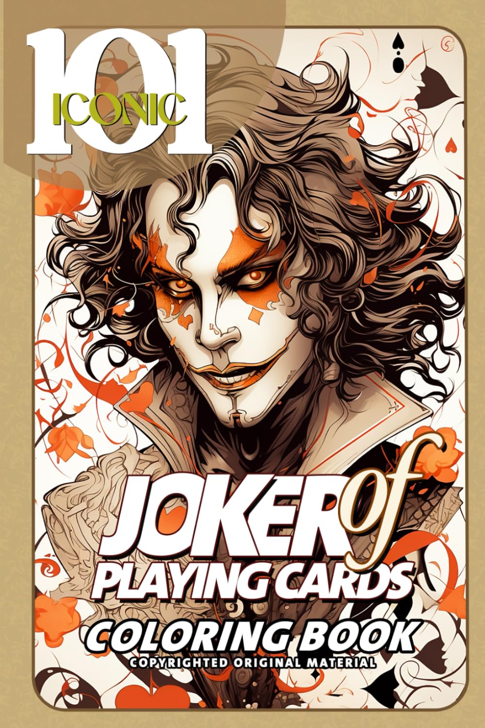 Amazon.com: 101 Iconic: Joker of Playing Cards Coloring Book: A ...