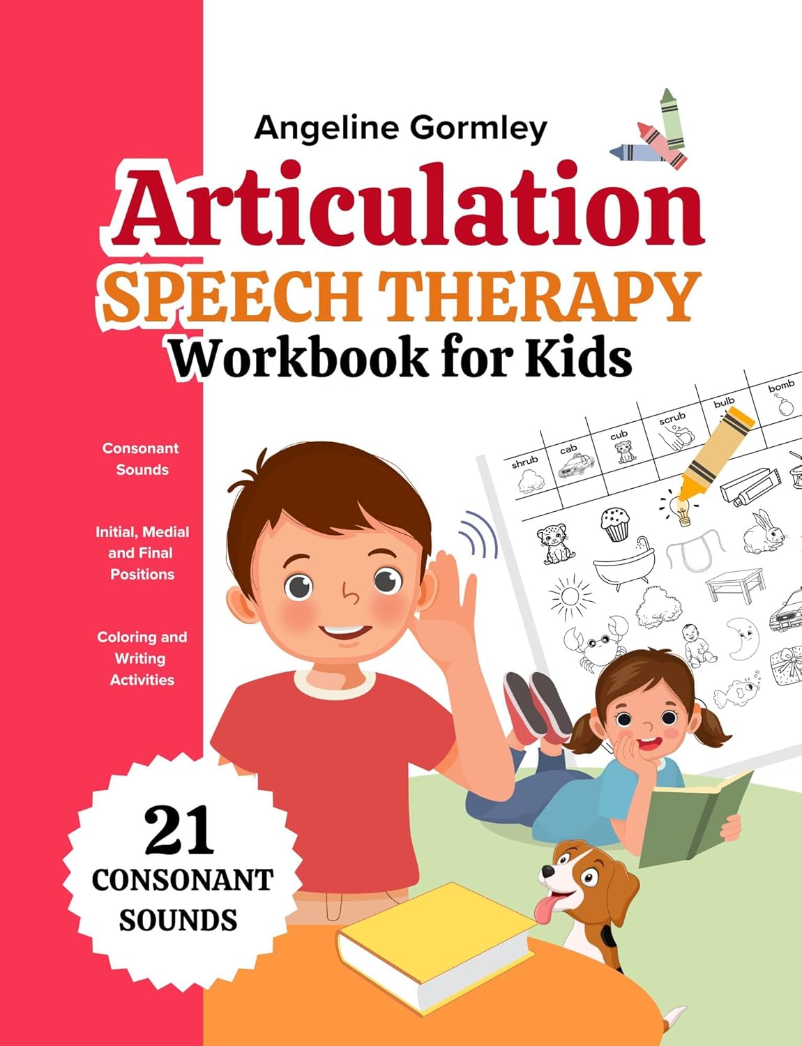 Amazon.com: Articulation Speech Therapy Workbook for Kids eBook ...